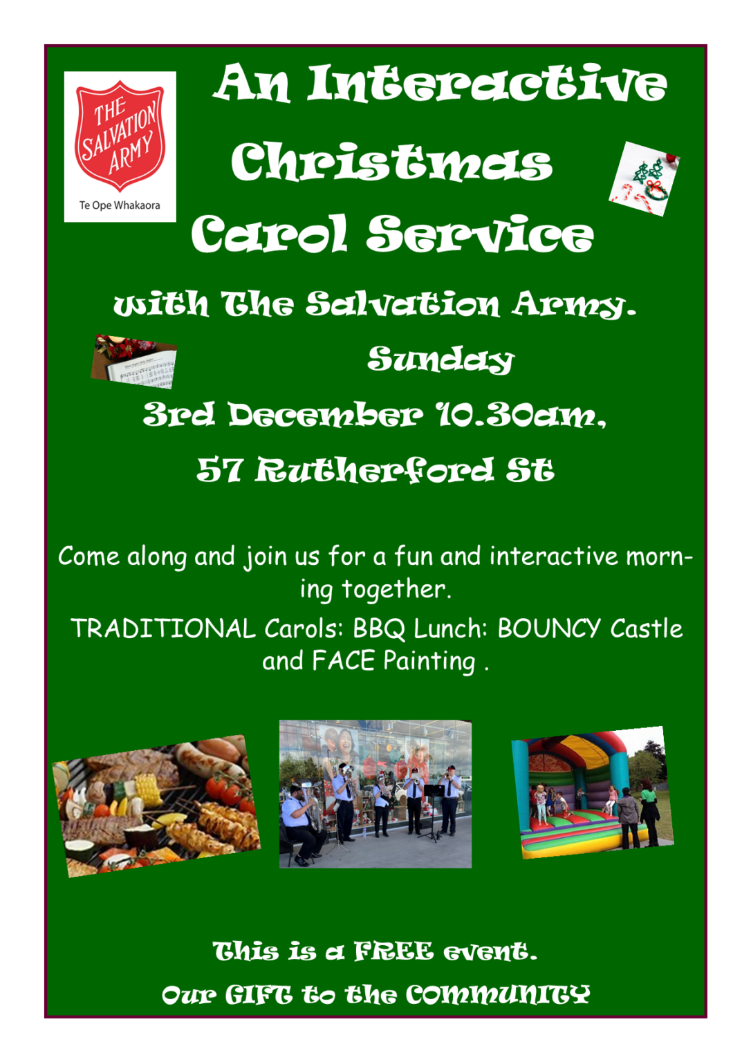 The Salvation Army Christmas Carol Service - Christian Events - Top of ...